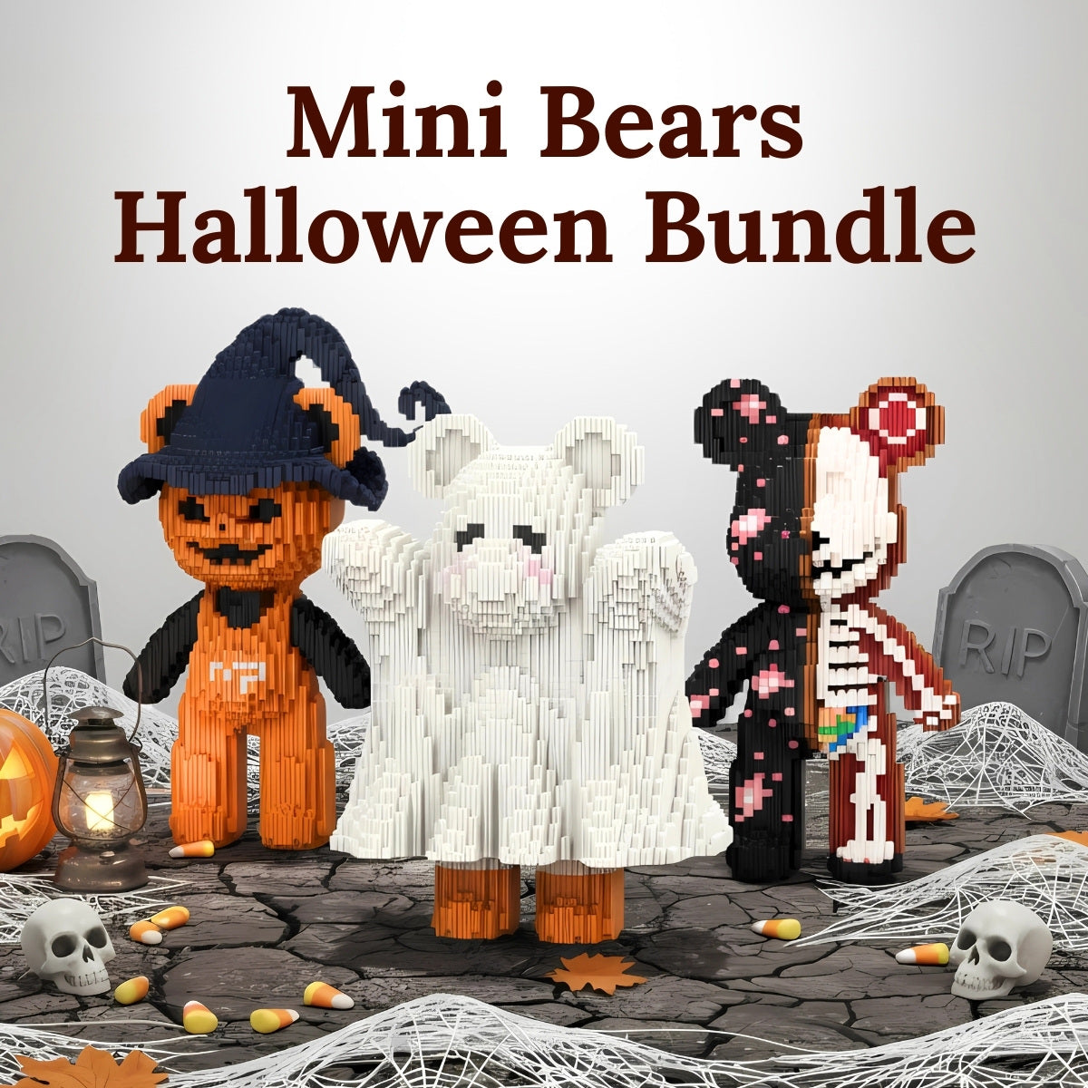 Mini Bears Halloween Bundle – Teddy Blocks