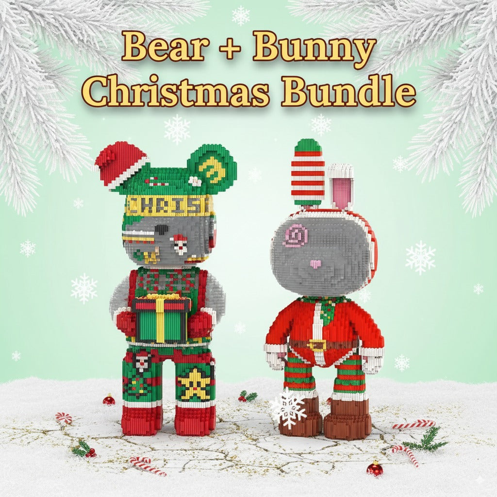 Bear + Bunny Christmas Bundle – Teddy Blocks